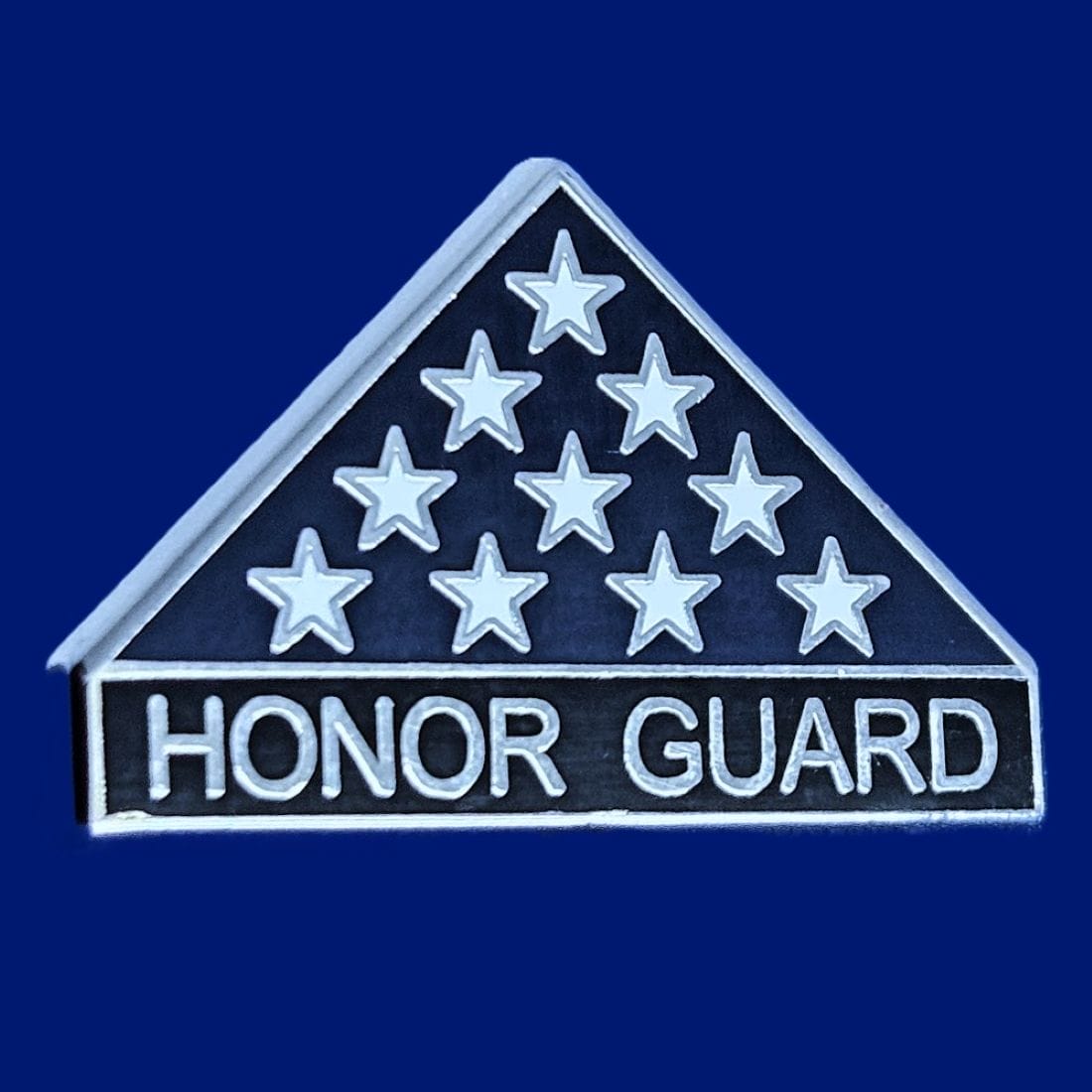 American Flag Honor Guard Pin: 1-1/4" Size, Silver, Item #155 ...