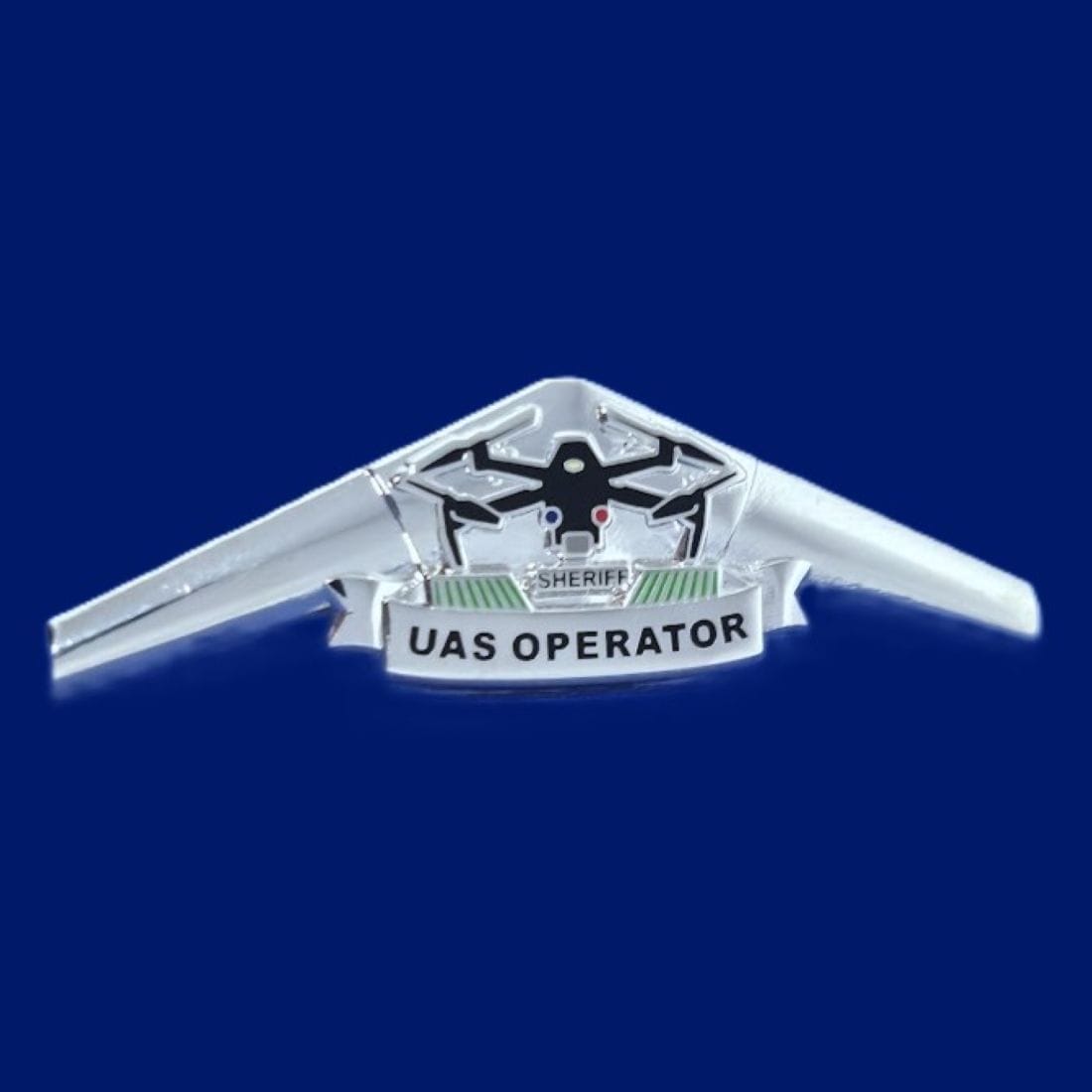Sheriff Unmanned Aircraft System Operator Wing Pin: 2-1/8" Size, Item ...